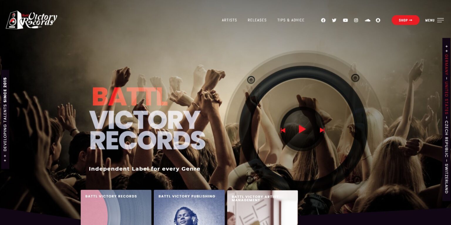 New Battl Victory Records Website - Battl Victory Records
